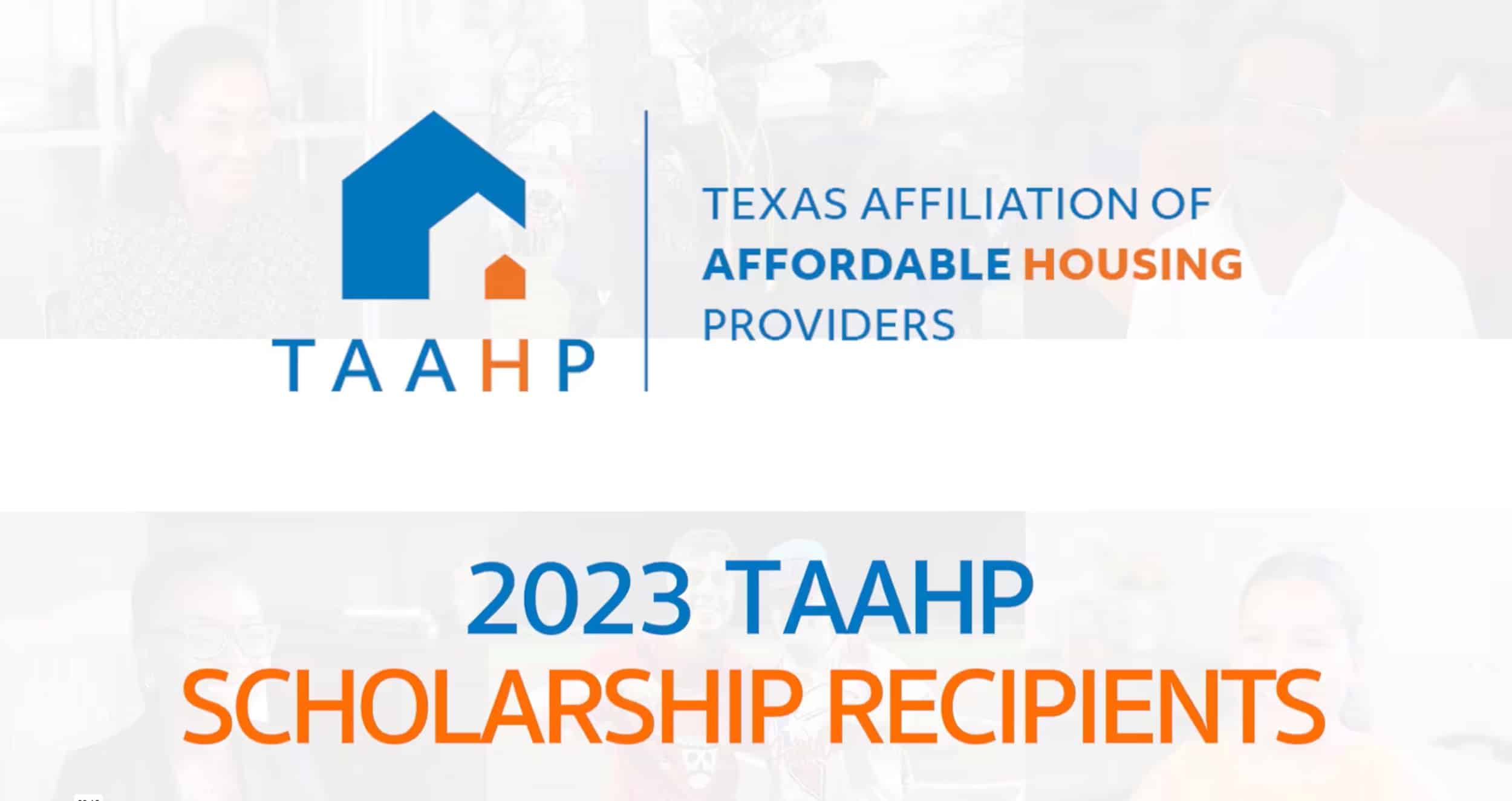 TAAHP awards $57,000 in scholarships to residents of affordable housing